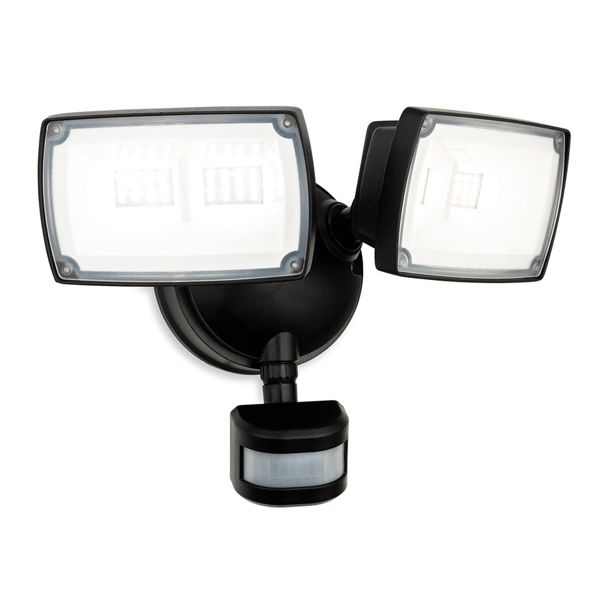Hatch Twin 30w LED PIR Security Floodlight | IP54 Adjustable Sensor ...