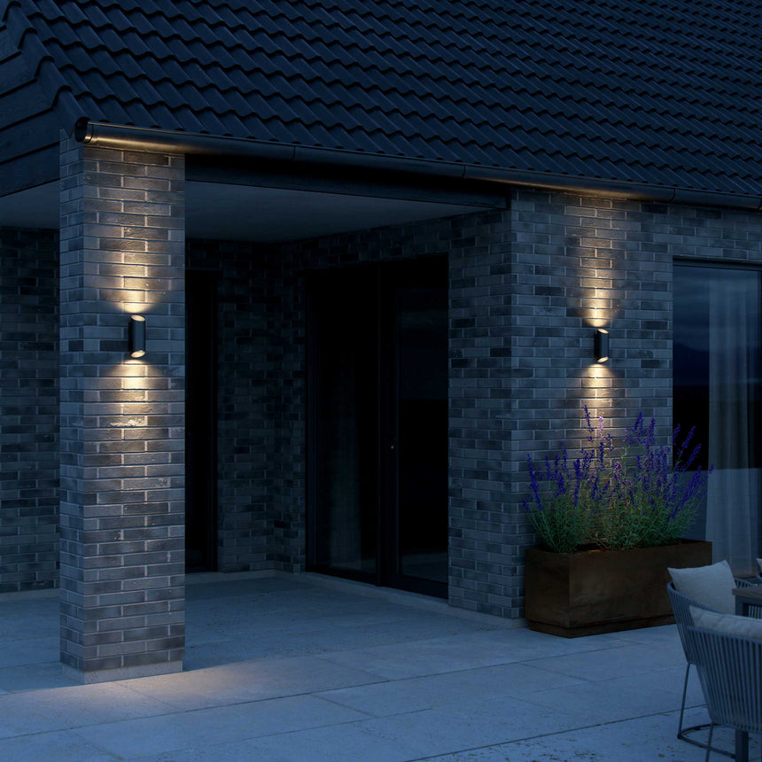Nordlux Nico Round 22 Outdoor Wall Light – Lampsy