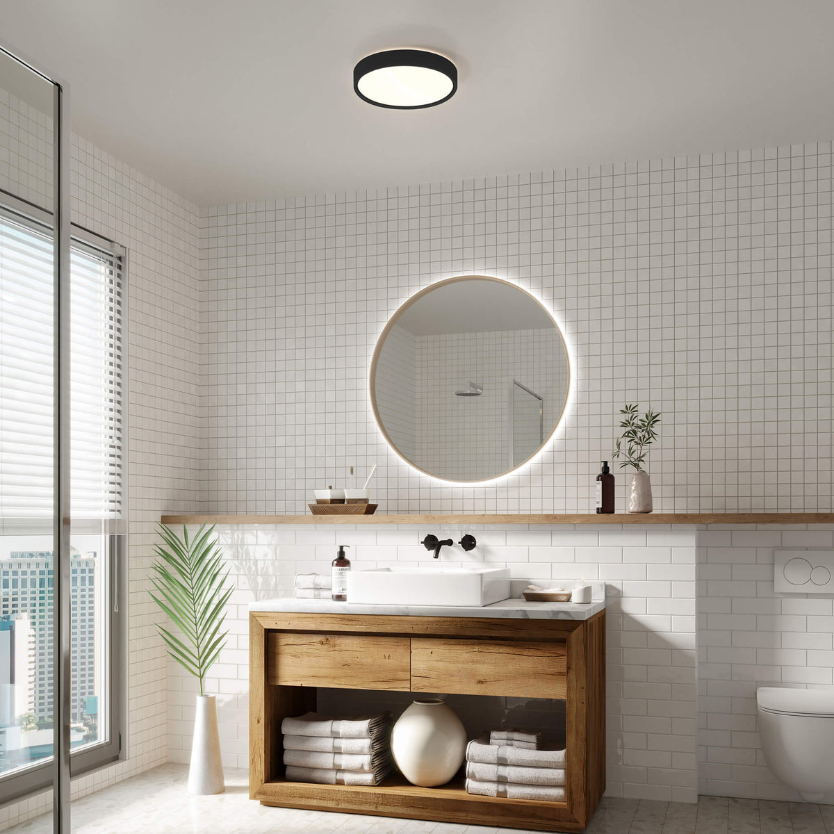 Nordlux Noxy LED Bathroom Ceiling Light – Lampsy