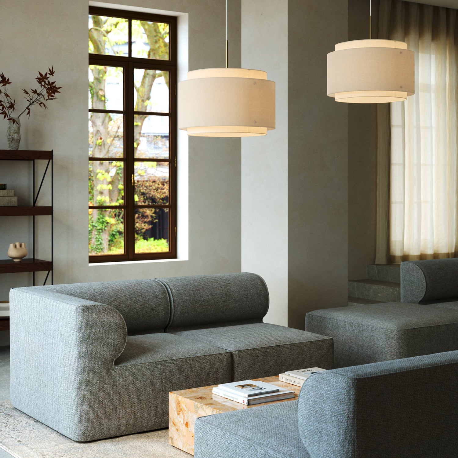 Nordlux Takai Beige Pendant Light – Lampsy